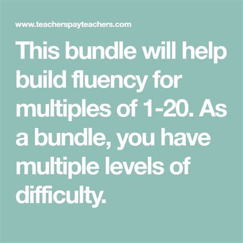 Multiplication Dots Mult 1 20 Fluency Distance Learning Multiplication