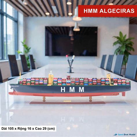 Hmm Algeciras Container Ship Model 413 Speed Boat Model