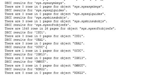 Dbcc Checkdb Repairallowdataloss With Example Sqlservercentral