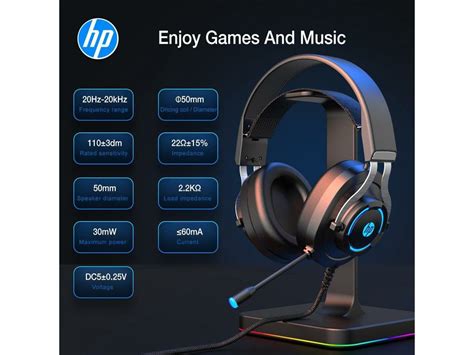 Hp H G Virtual Surround Usb Gaming Headphone Gaming Headset With Microphone Led Light