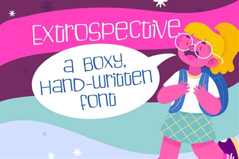 Extrospective Font By Illustration Ink · Creative Fabrica