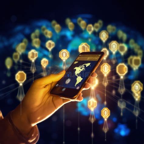 Innovative Communication Tech Concept Of A Globally Connected World