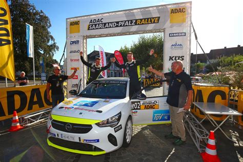 Podium Bei Der Adac Saarland Pfalz Rallye Alexander Kattenbach