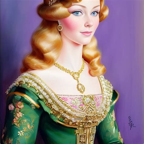 Портрет русской женщины В стиле художника Харрисона Фишера Стиль Портрет Женщина