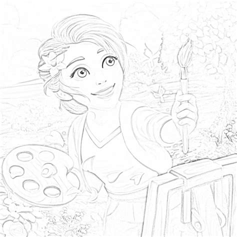 Раскраски художница 23 раскраски скачать или распечатать бесплатно