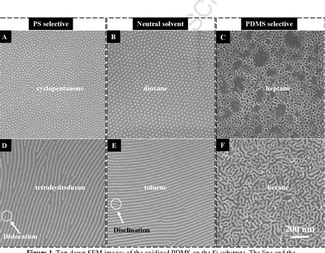 Figure 1 From Morphology Evolution Of Ps B Pdms Block Copolymer And Its Hierarchical Directed