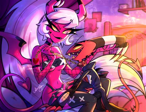 Rule 34 1boy 1girls Austrinee Blitzo Helluva Boss Canon Couple