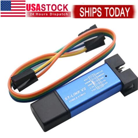 St Link V2 Programming Unit Mini Stm8 Stm32 Emulator Downloader