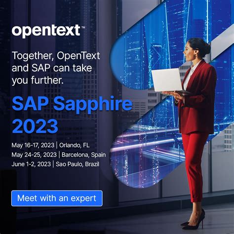Brendan Hogaboom On Linkedin Join Opentext™ At Sap Sapphire 2023