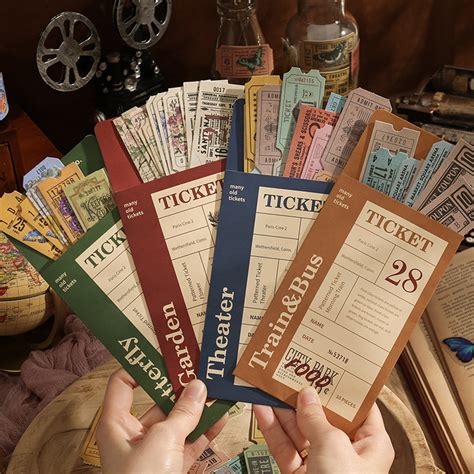 줄리엣의편지 레트로 빈티지 티켓 다꾸 스티커 팩 위시버킷