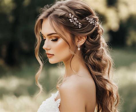 Wedding Hairstyles For Medium Length Hair Half Up 60 Photos