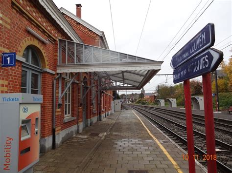 Les Gares Belges Dautrefois Les Deux Gares De Sint Joris Weert Guy