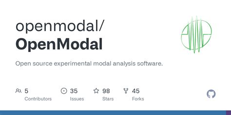 Github Openmodalopenmodal Open Source Experimental Modal Analysis