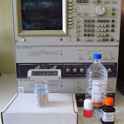 Photograph Of The Measurement Setup Impedance Analyzer Hp4194a And