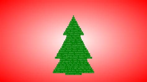 Pure Css Self Printing Christmas Tree