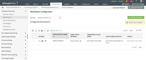 auto config of audit policy workstation guide adaudit plus
