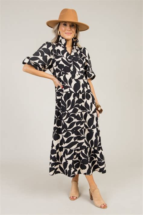 Blown Away Midi Black New Arrivals The Blue Door Boutique