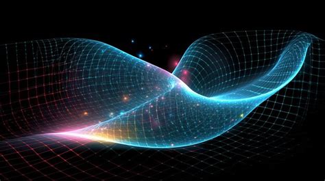 Premium Ai Image Timespace Distortion Abstract Visualization Of