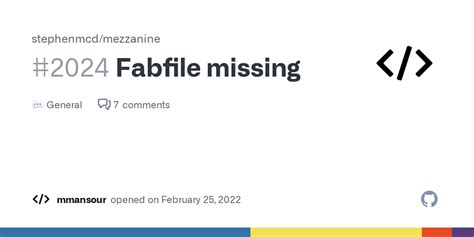 fabfile missing · stephenmcd mezzanine · discussion 2024 · github