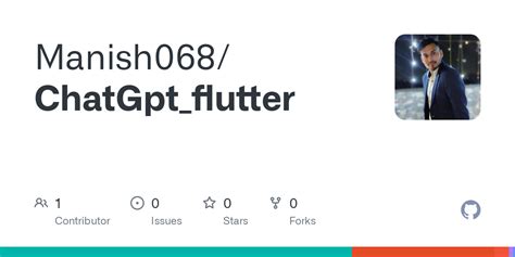 github manish068 chatgpt flutter