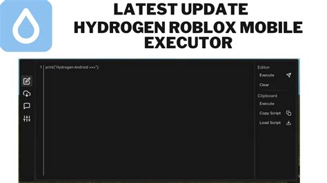 Hydrogen Roblox Mobile And Mac Executor Latest Update New Ui Youtube