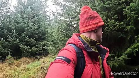 Horny In The Forest While Hiking And Jerking Off My Hard Cock In The