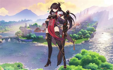 Beidou Genshin Impact Anime Video Game K Wallpaper Download