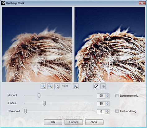 unsharp mask в русском фотошопе Перевод filter — sharpen — unsharp