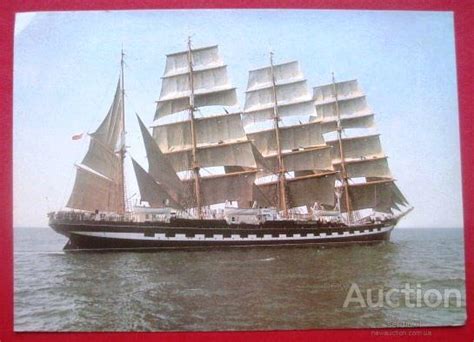 ПАРУСНИК КРУЗЕНШТЕРН КОРАБЛЬ ПАРУС МОРЕ фото КОСТЕЦКИЙ ЧИСТАЯ изд ПЛАНЕТА №318 т 900 тыс