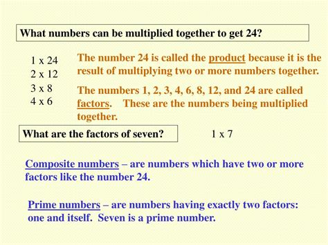 Ppt Prime Factorization Greatest Common Factors Least Common Multiples Powerpoint