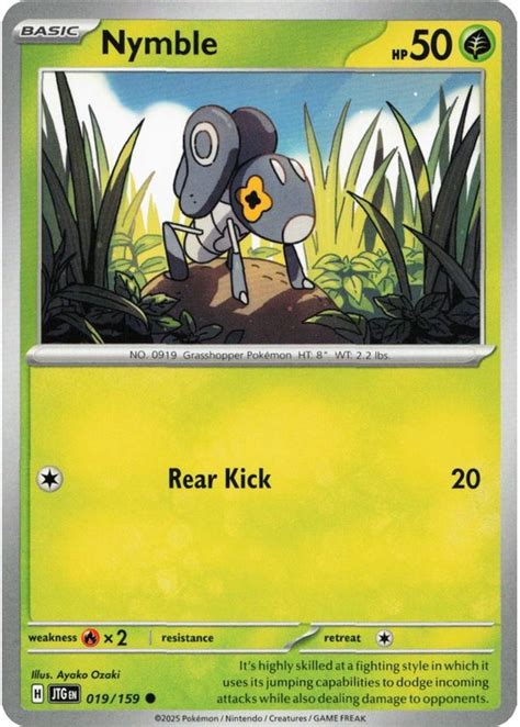Nymble 019159 Pokemon Enkeltkort Fra Sv09 Journey Together