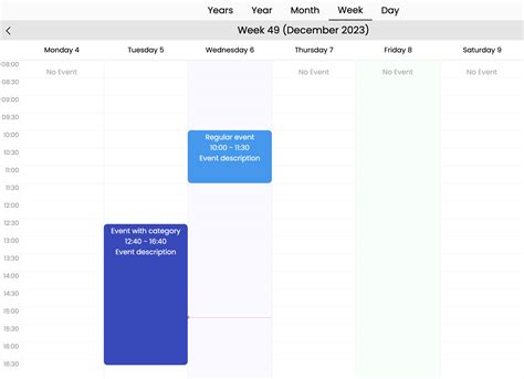 Month View Calendar Component How Do I Weweb Community
