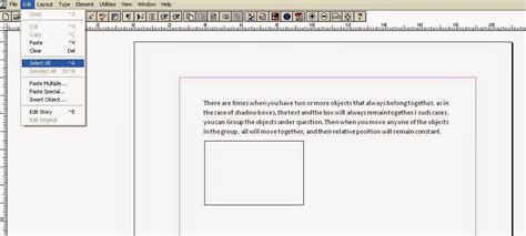 Tutorial And Techniques Of Photoshop And Pagemaker Grouping Objects