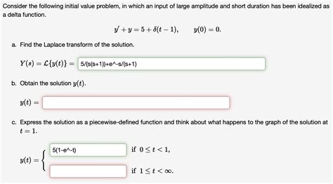 Solved Consider The Following Initial Value Problem In Chegg