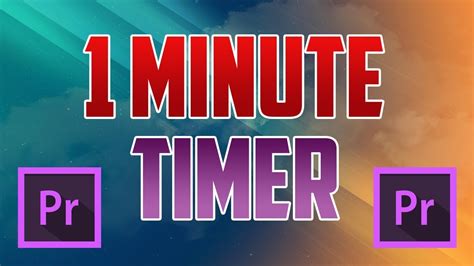 Premiere Pro CC How To Add A Timer To A Video YouTube