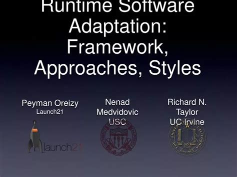 Ppt Runtime Software Adaptation Framework Approaches Styles