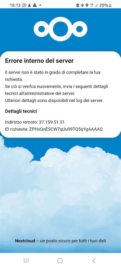 Error After Reset Nextcloud Db Support Nethserver Community