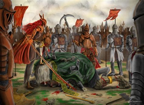 Malenia Blade Of Miquella Godrick The Grafted And Cleanrot Knight Elden Ring Drawn By