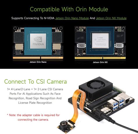 Waveshare Jetson Orin Nano Nx Ai Development Board Orin Nano Nx