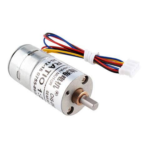 厂家直销2相4线直径20mm微型减速步进电机20by全金属齿轮箱5v12v虎窝淘