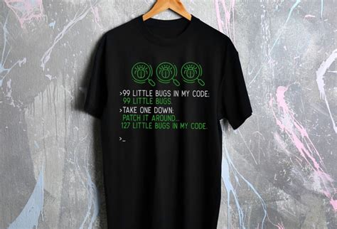 99 Little Bugs In The Code Software Engineer Programmer Svg Etsy