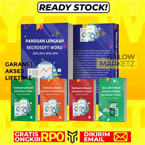 Jual [279] Materi Panduan Ms Office Lengkap Word Excel Powerpoint Access Shopee Indonesia