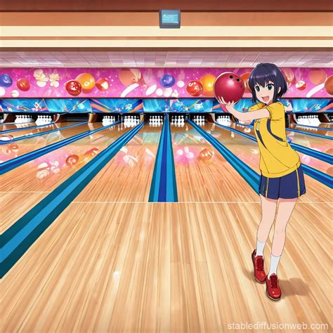 Bowling Game Scene Stable Diffusion Online