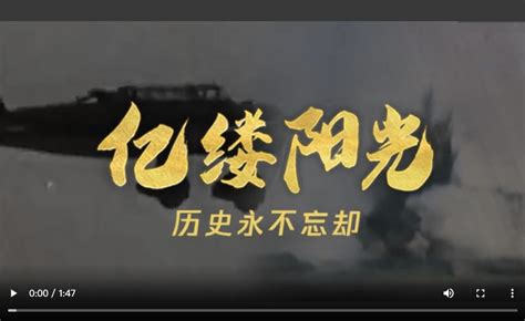 亿缕阳光丨历史永不忘却 阳光 历史
