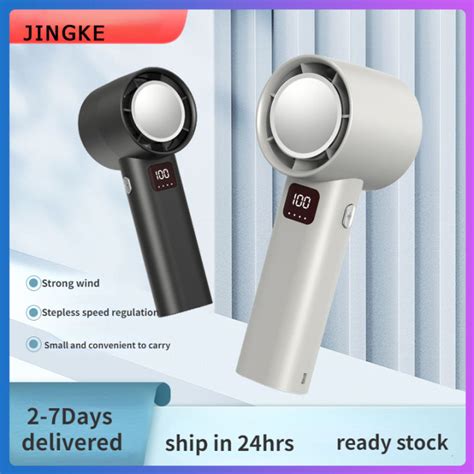 New Handheld Fan 5000mah Powerful Cooling Mini Fan Usb Rechargeable