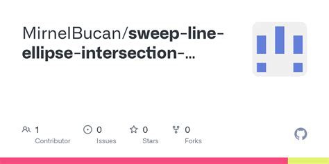 github mirnelbucan sweep line ellipse intersection detection