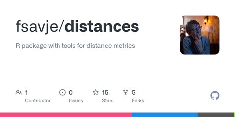 Github Fsavje Distances R Package With Tools For Distance Metrics