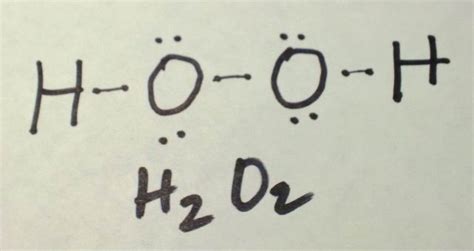 Lewis Structure For Hydrogen Peroxide