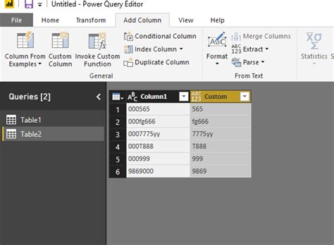 How To Remove Leading Zeros Power In BI AbsentData