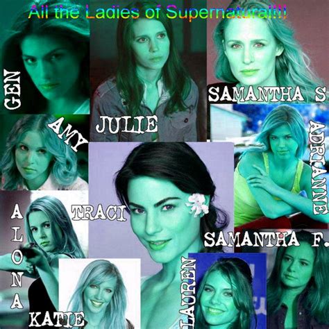The Ladies Of Supernatural By Spnlover77 On Deviantart